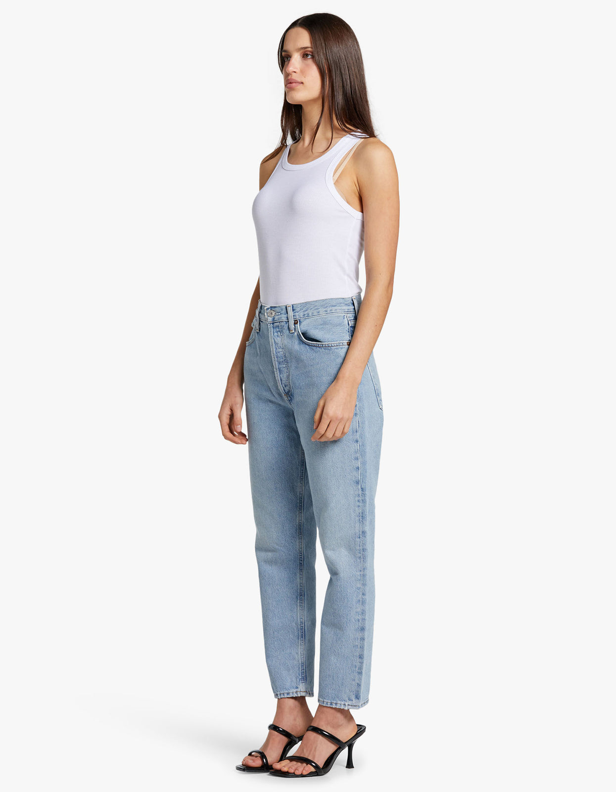 Superette | Riley High Rise Straight Crop - Dimension
