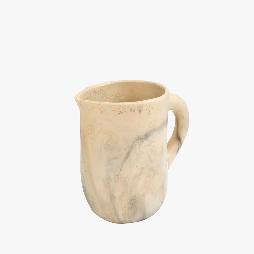 Superette | Large Resin Rock Jug - Sandy Pearl