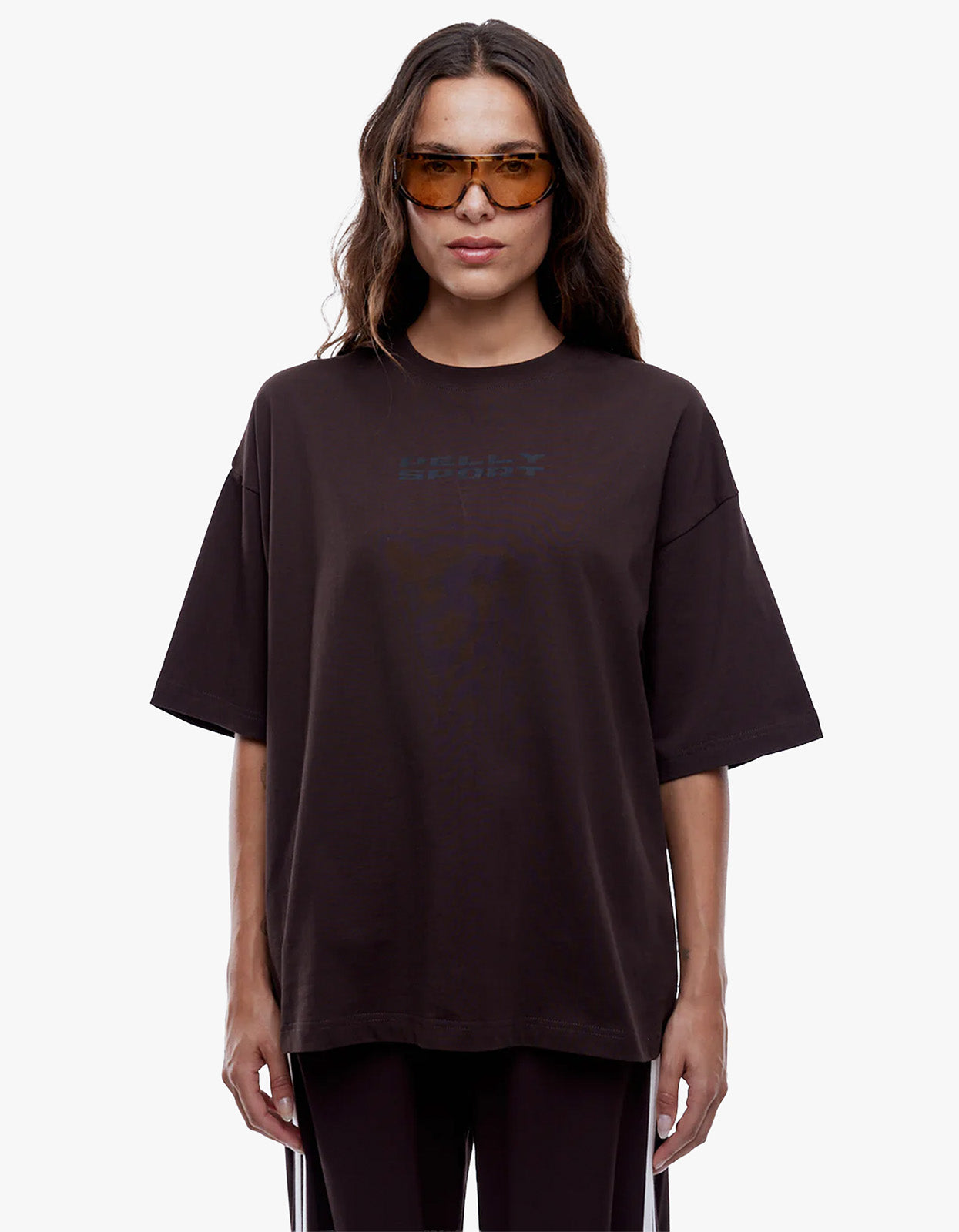 Ena Pelly - Pelly Sport Star Tee - Washed Cocoa | Superette