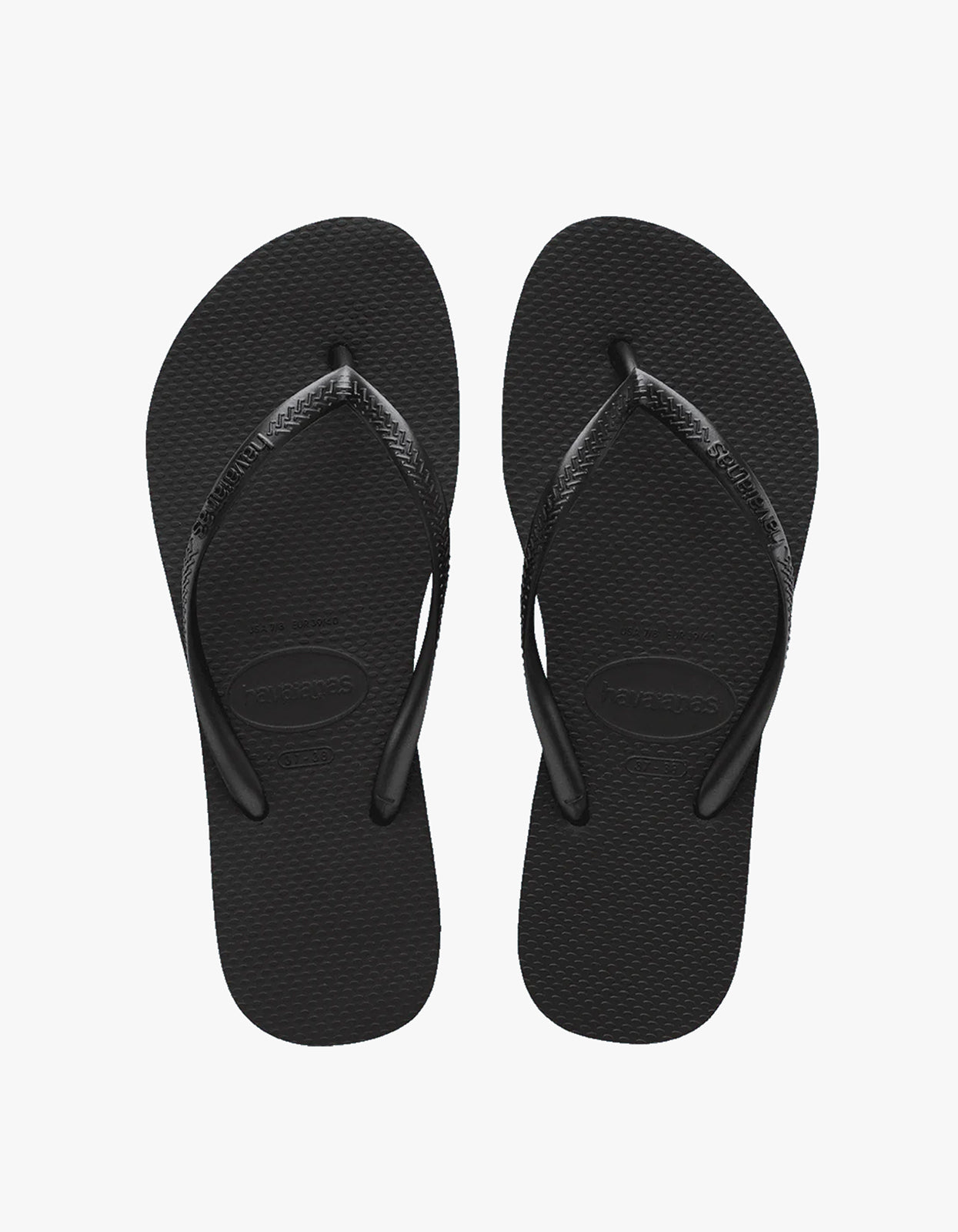 Superette | Slim Flatform Jandals - Black