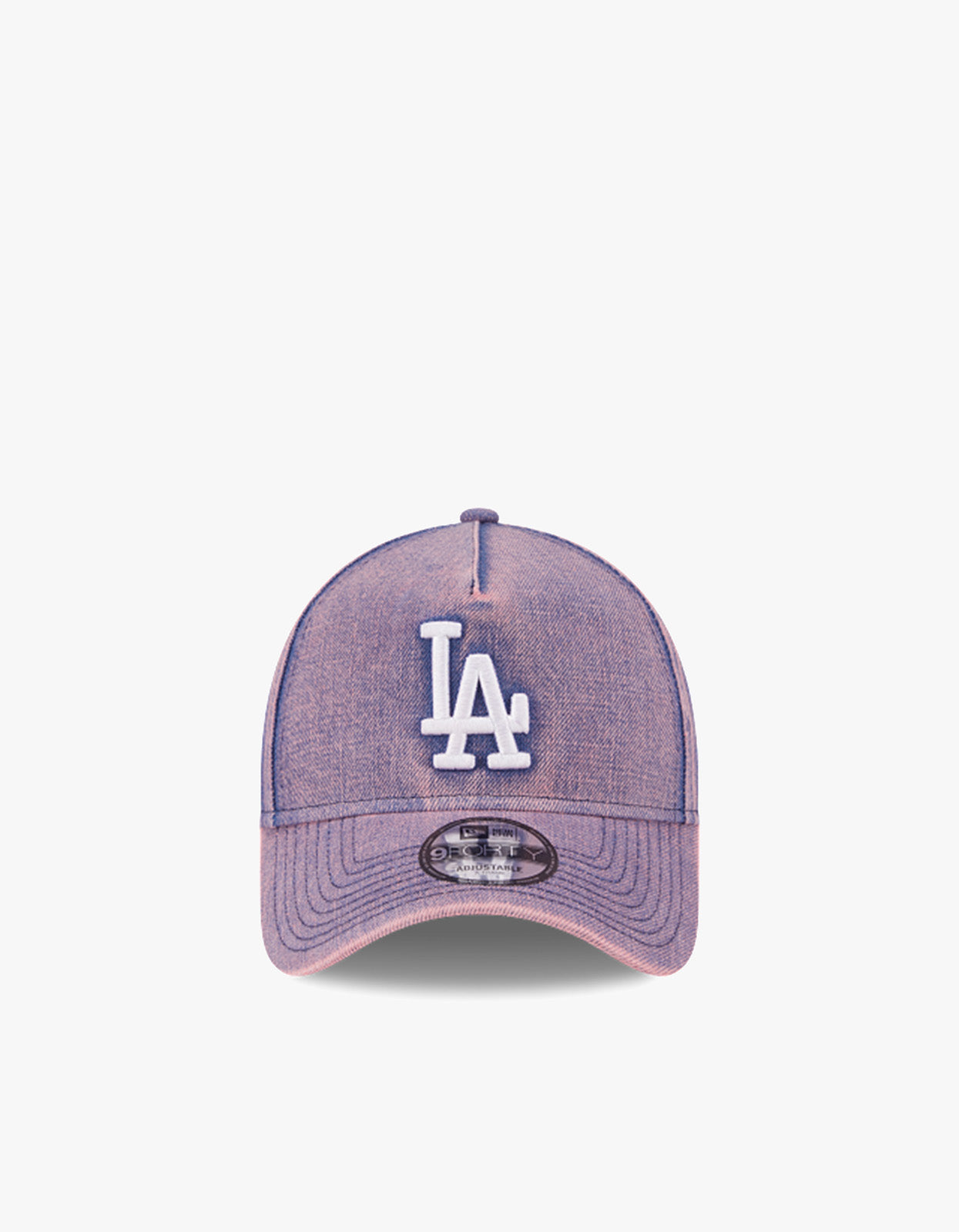 Los Angeles Dodgers 9Forty A Frame Snapback - Pink Acid Denim – Superette