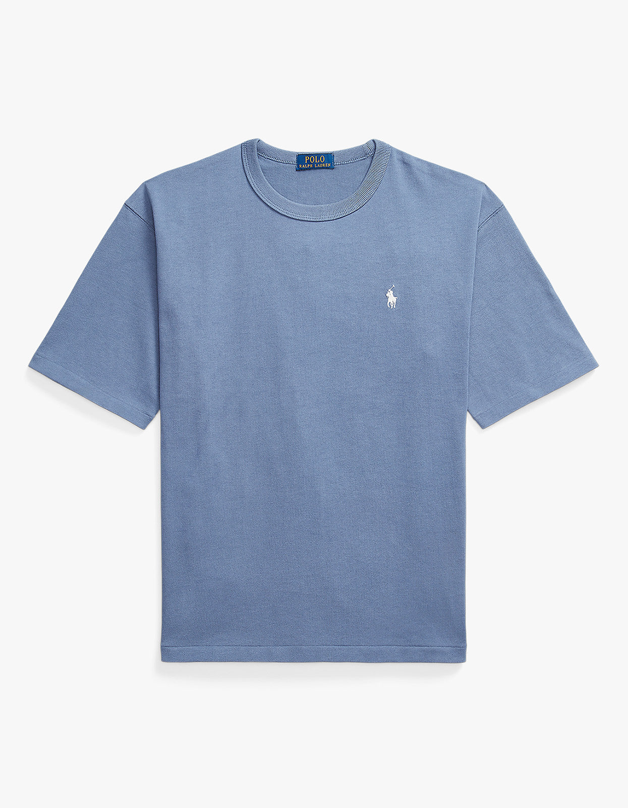 Short Sleeve Back Script T Shirt - Capri Blue – Superette