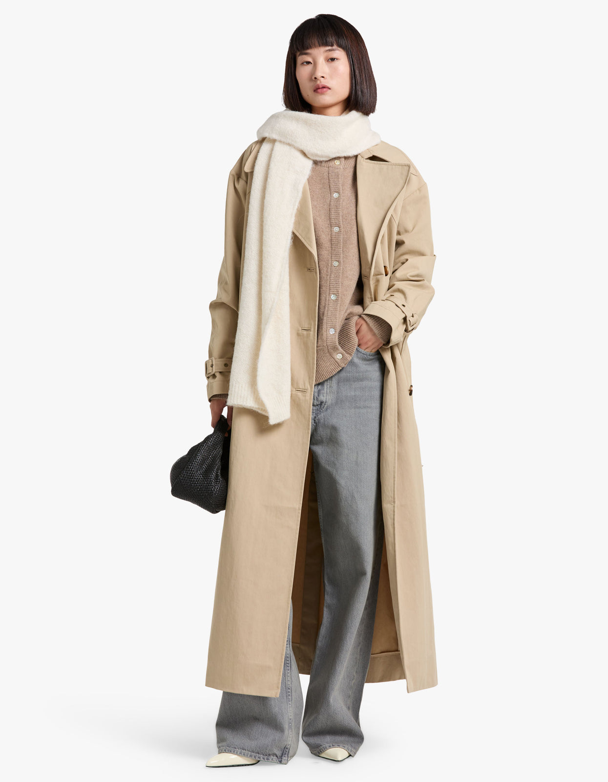 Superette | Kai Trench Coat - Khaki Beige