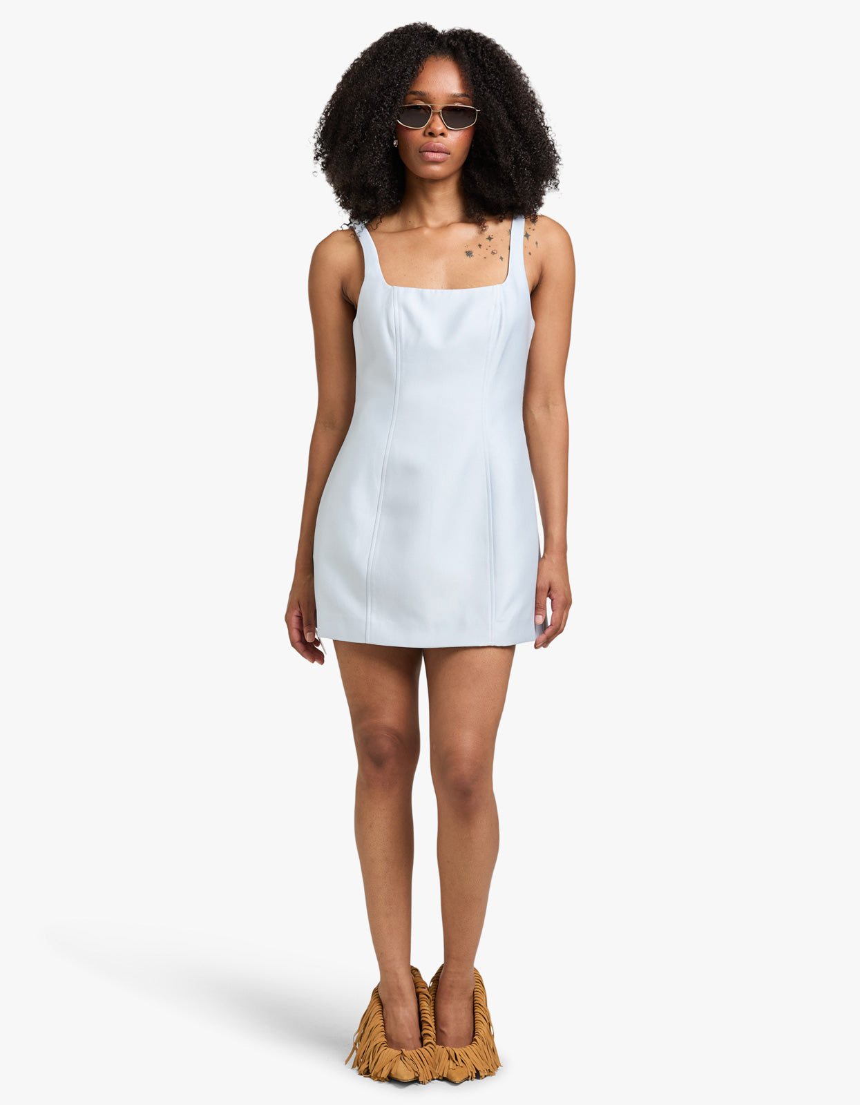 Shona Joy - Otis Square Neck Mini Dress | Superette