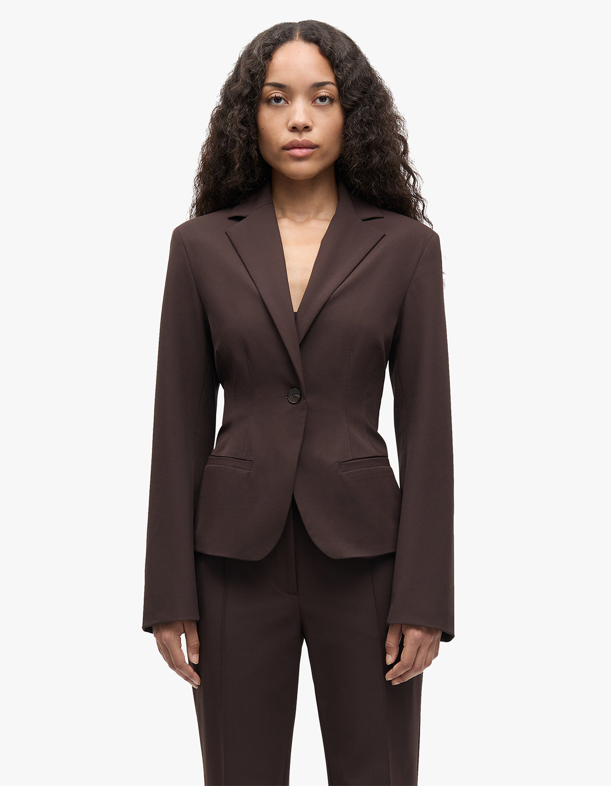 Saliz Blazer 15547 - Black Coffee – Superette