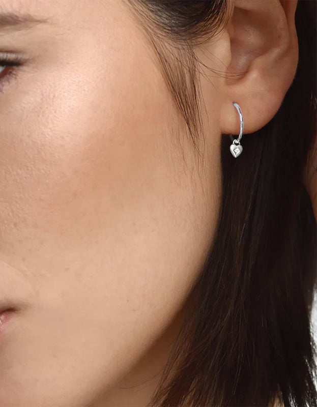 Superette | Mini Pearl Hoops - Gold