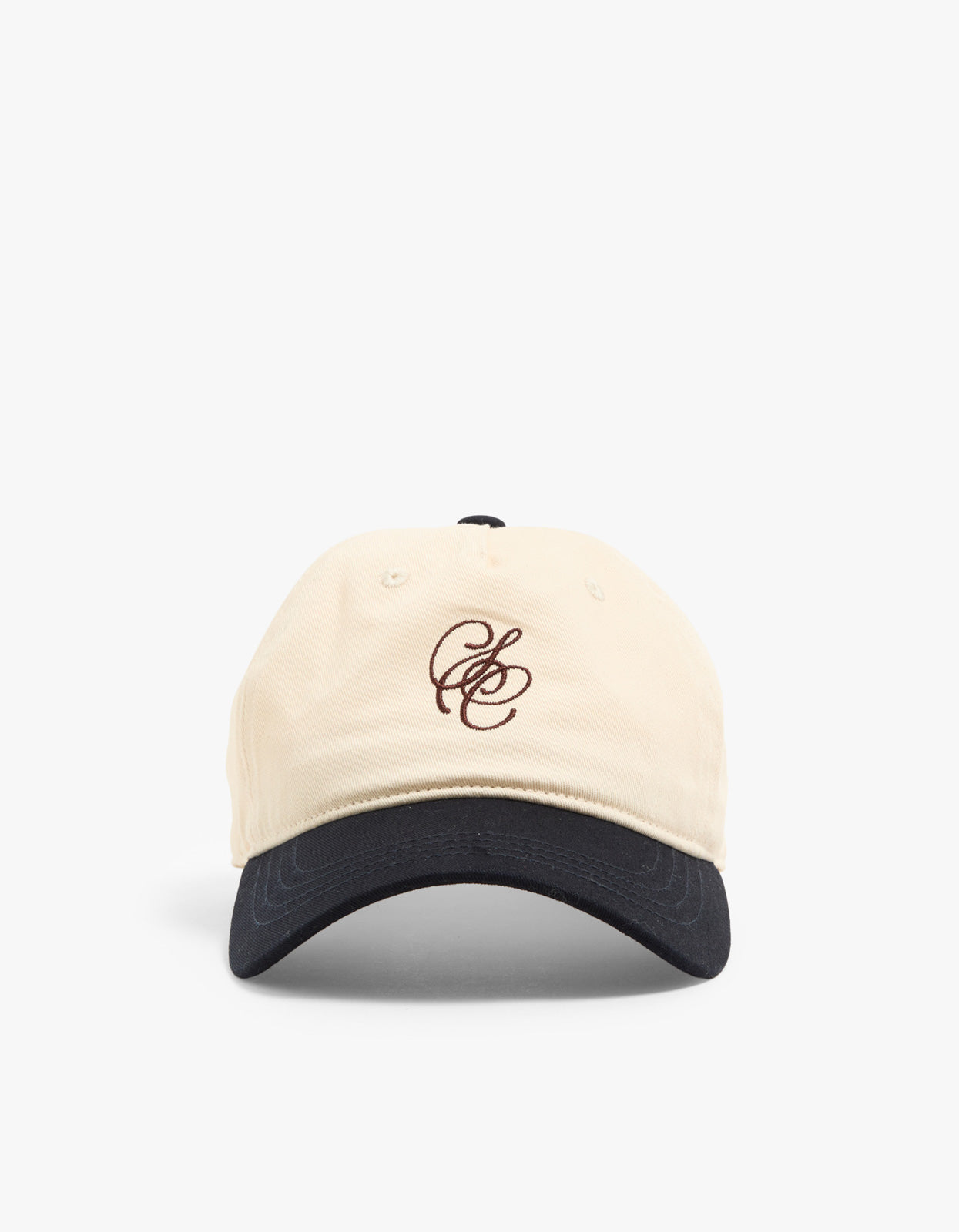 Super Club Monogram Cap - Ivory/Navy | Superette