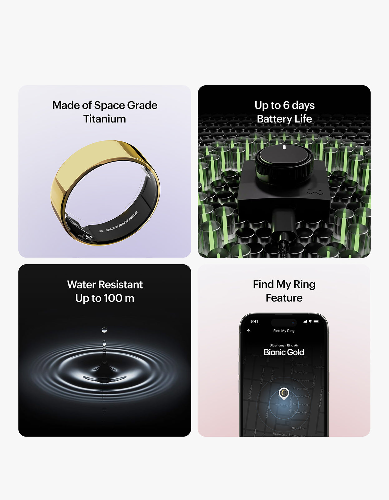 Superette | Ultrahuman Ring AIR - Bionic Gold