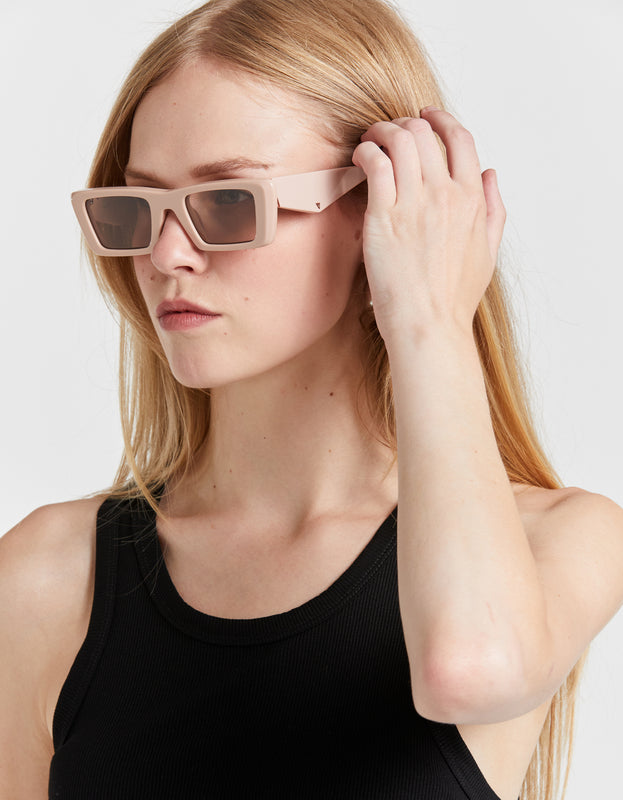 Superette | La Hara Sunglasses - Gloss Black/Black Lens