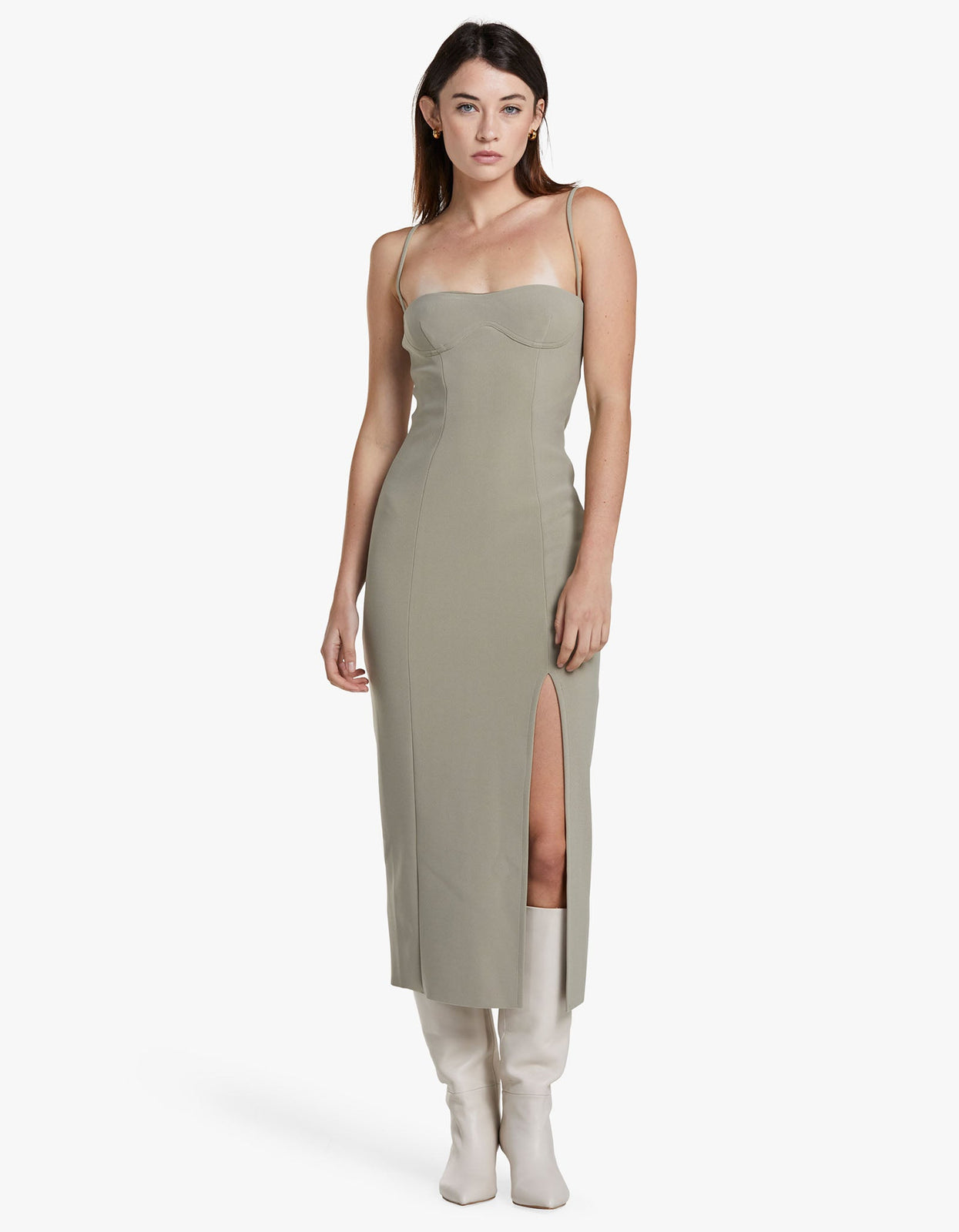 Superette | Marisol Midi Dress - Silver Sage